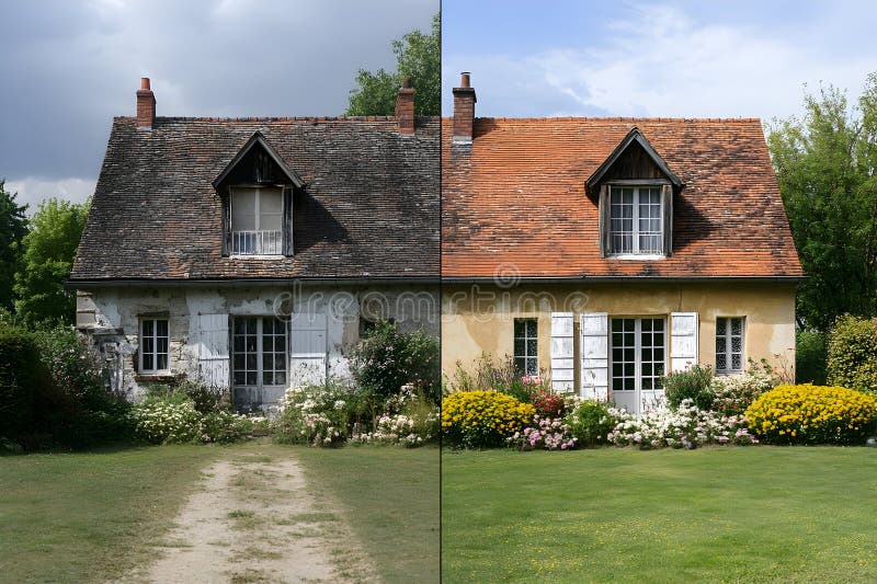 Visual Transformation of an Old Decaying Home into a Renovated, Updated ...