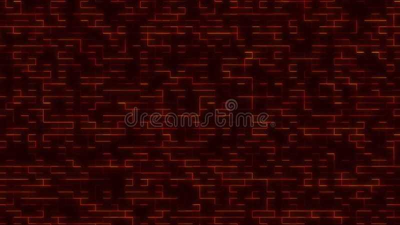 Visual Video Effect Red Pixel Noise on a Dark Background. Animated ...