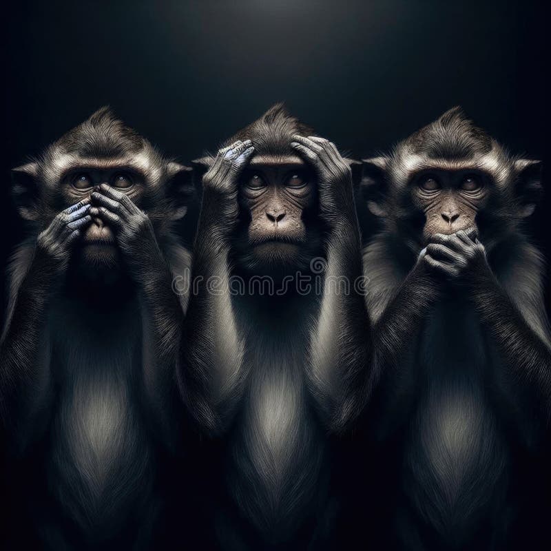 Visualisation of the Expression "See No Evil, Hear No Evil, Speak No ...