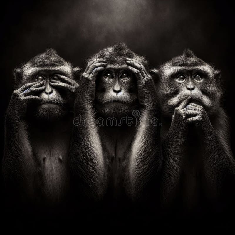 Visualisation of the Expression "See No Evil, Hear No Evil, Speak No ...