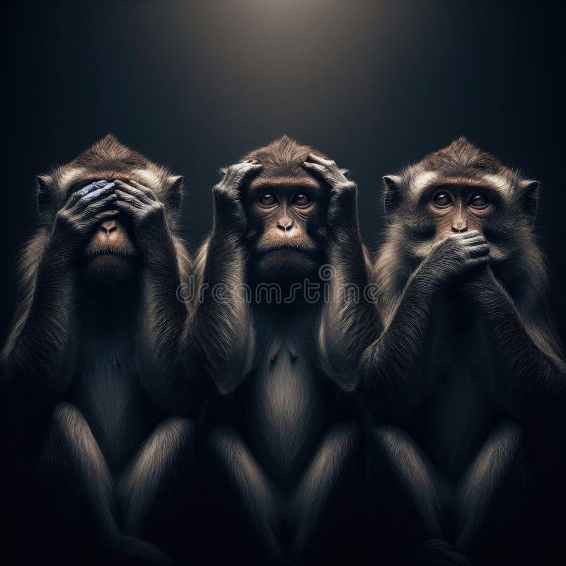 Visualisation of the Expression "See No Evil, Hear No Evil, Speak No ...