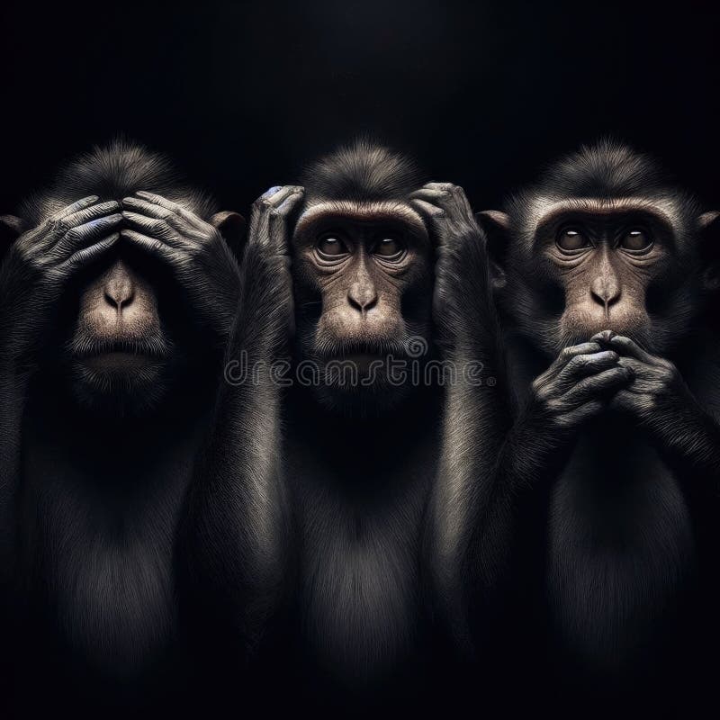 Visualisation of the Expression "See No Evil, Hear No Evil, Speak No ...