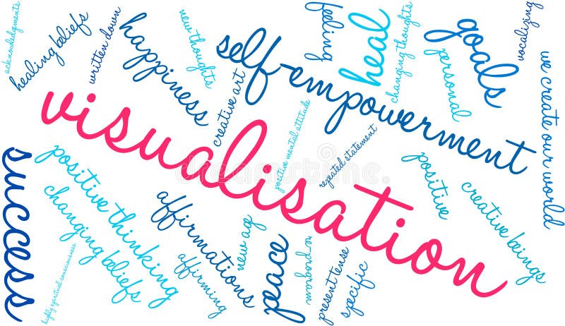 Visualisation Word Cloud stock vector. Illustration of personal - 65105765