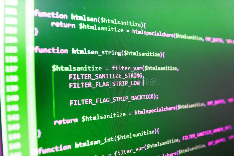 Código De Programación Funcional Paradigma Declarativo Color Azul Foto ...