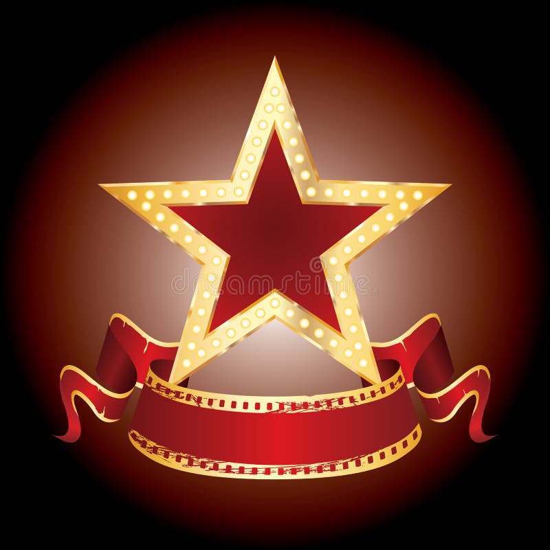 Estrella grande ilustración del vector. Ilustración de blanco - 12977633