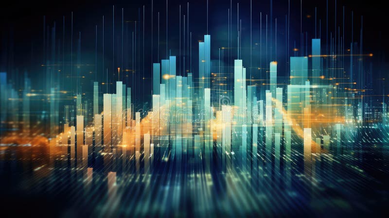 Visualization Abstract Background Data Stock Illustration ...