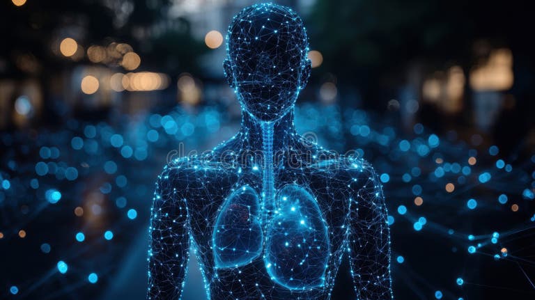 Visualization of Advanced Diagnostics Featuring Semi Transparent Human ...