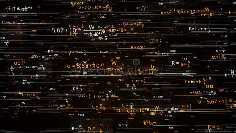 Formulas in Physics in Electronic Form. Animation. Computer Network ...