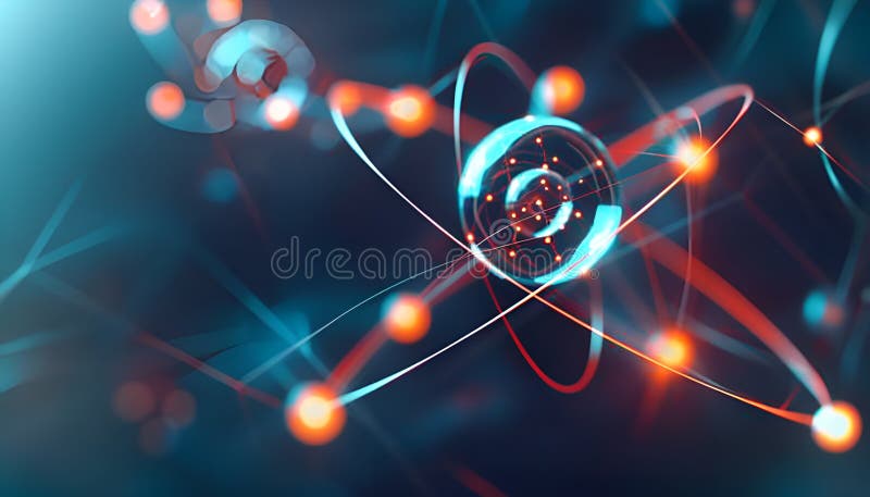 Visualization of Atomic Structure with Electron Orbiting Nucleus ...