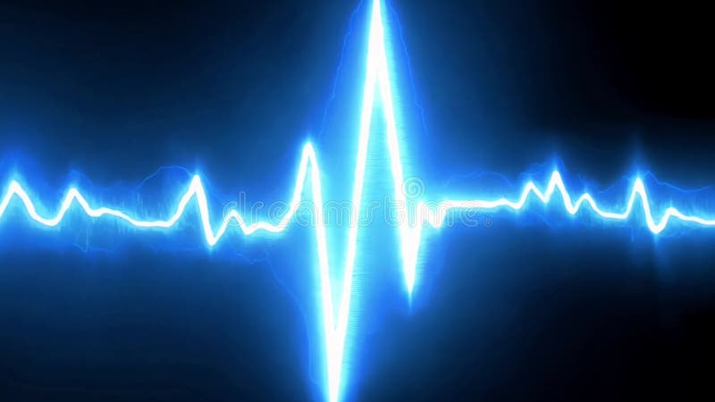 Visualization of an Audio Waveform in Vibrant Blue Against a Black ... Visualization of an Audio Waveform in Vibrant Blue Against a Black ...
