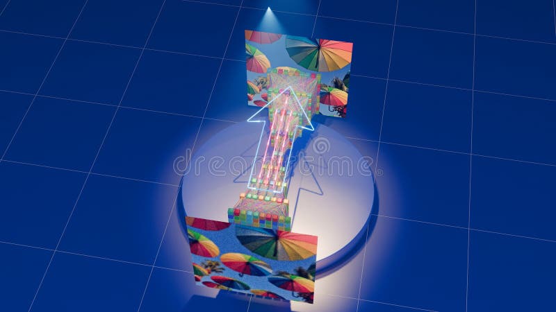 Visualization Of Autoencoder For Image Denoising From Noisy Input To Clean Output 3d Rendering