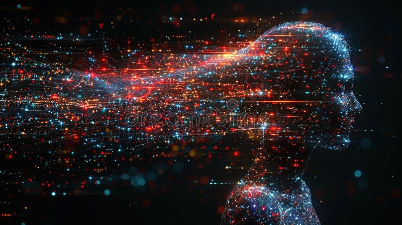 Visualization of Big Data Flows from a Digital Human Head. Information ...