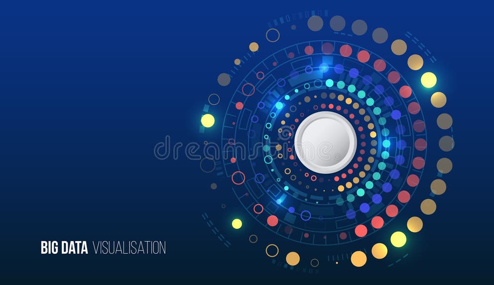 Visualization of Big Data in the Form of Concentric Circles, Digital ...