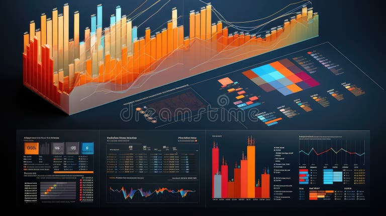 Visualization Box Infographic Stock Illustration - Illustration of ...