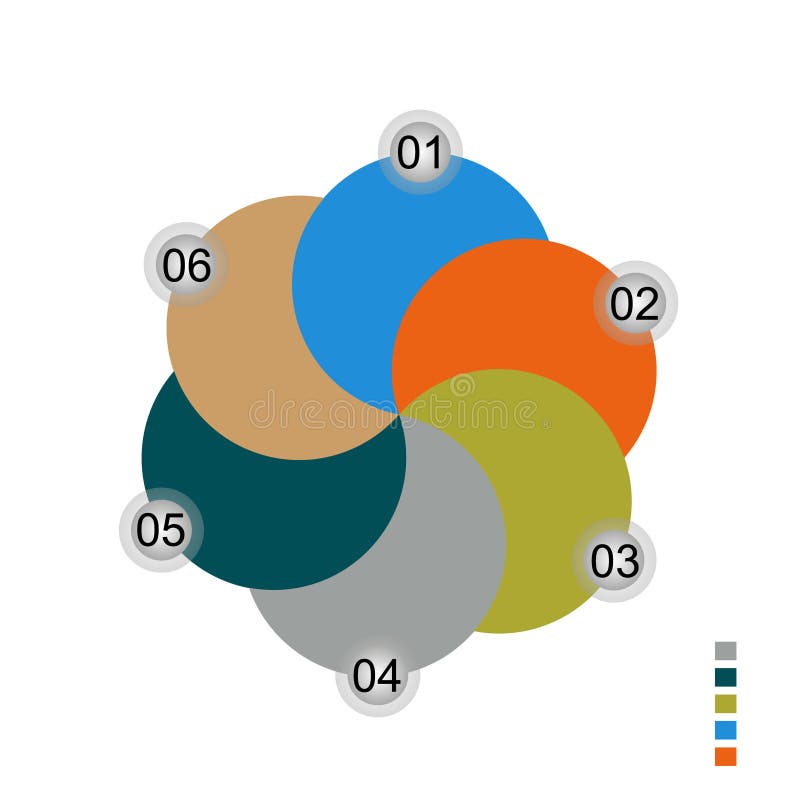 Visualization of Business Data, Infographics. Stock Illustration ...