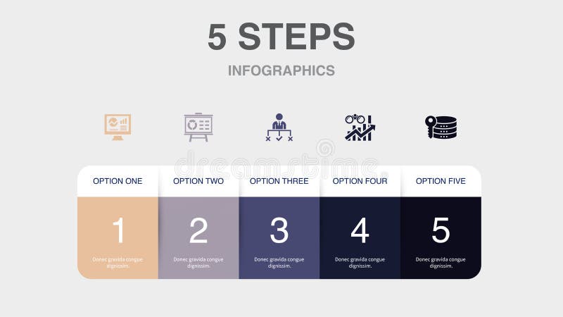 Visualization, Business Performance Stock Vector - Illustration of ...
