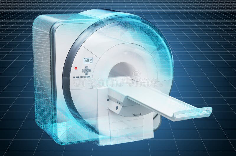 Visualization 3d Cad Model of Magnetic Resonance Imaging Scanner MRI ...