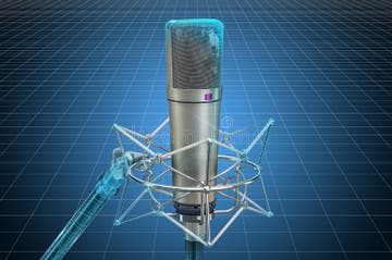 Microphone Blueprint Stock Illustrations – 390 Microphone Blueprint ...