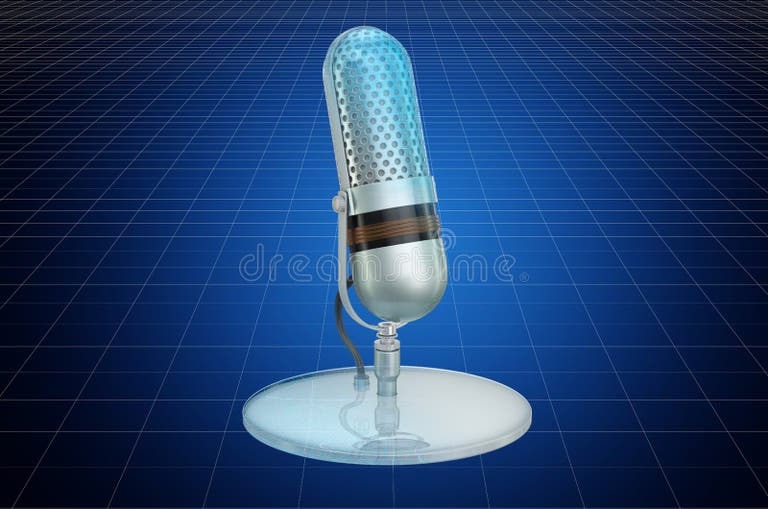 Microphone Blueprint Stock Illustrations – 364 Microphone Blueprint ...