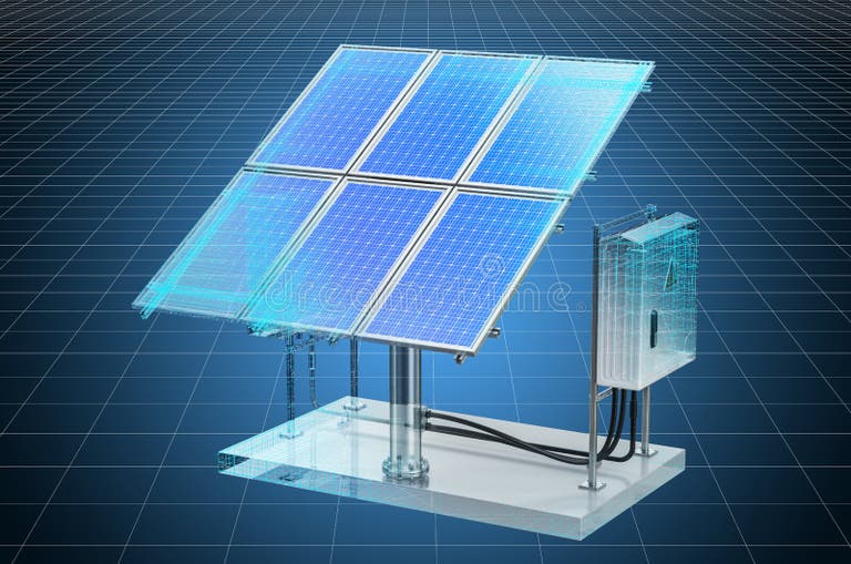 Solar Panel Blueprint Stock Illustrations – 1,169 Solar Panel Blueprint ...