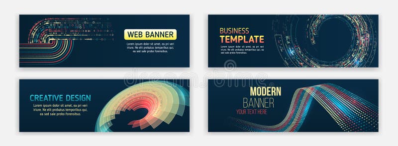 Big Data Visualization, Infinity Sign. a Dynamic Array of Information. Data Sorting Process ...
