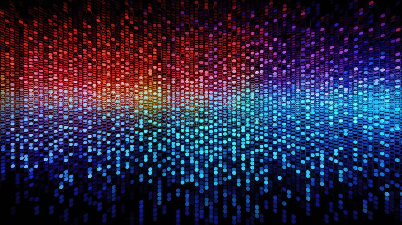 Visualization Data Dots Background Stock Illustration - Illustration of ...