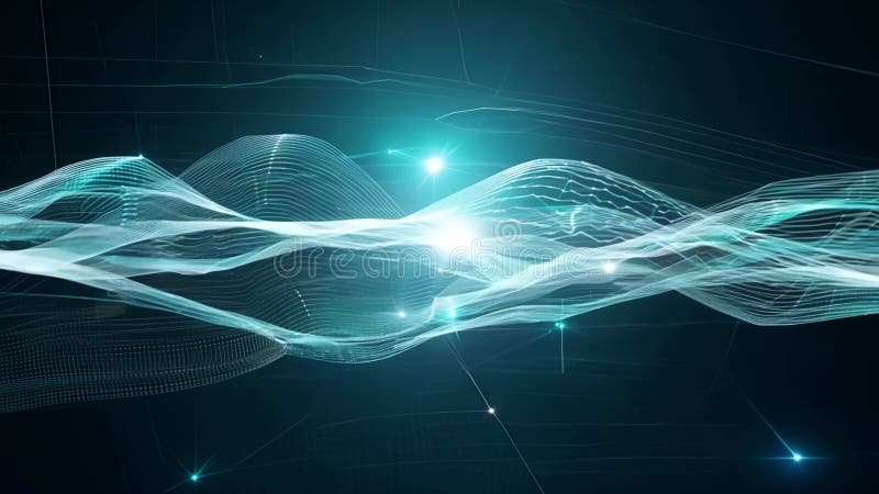 A Visualization of Data Flowing through a Blockchain Network Demonstrating Its Speed and ...