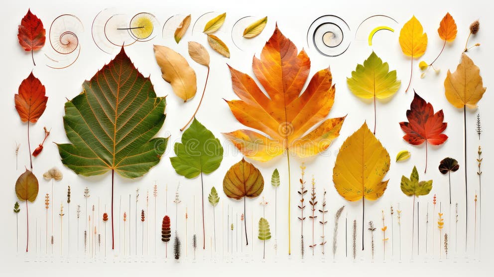 Visualization data leaf stock illustration. Illustration of leaf ...