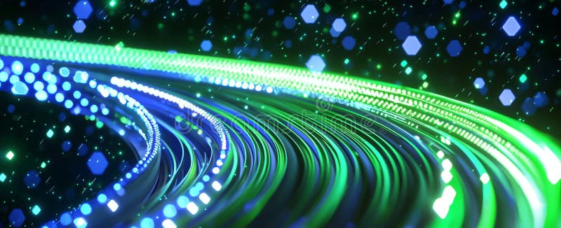 Digital Pathway Flowing Data Stream Abstract Stock Photos - Free ...