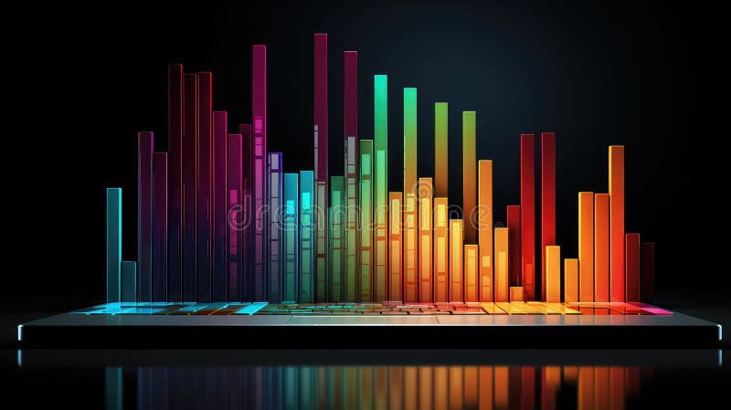 Visualization Data Visualisation Stock Illustration - Illustration of ...