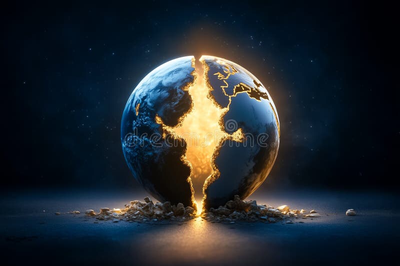 Earth Split Planet Core Stock Photos - Free & Royalty-Free Stock Photos ...