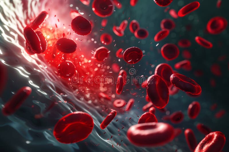 This Visualization Depicts Red Blood Cells Navigating through Plasma ...