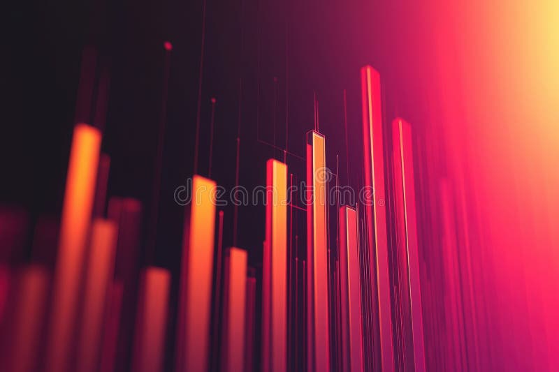 Visual Representation of Financial Decline Using a Collapsing Bar Chart ...