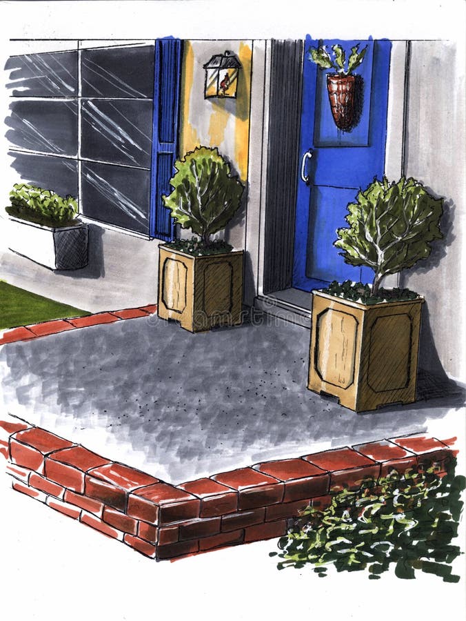 Landscape Architecture Design Plan in the Courtyard of the Villa ...