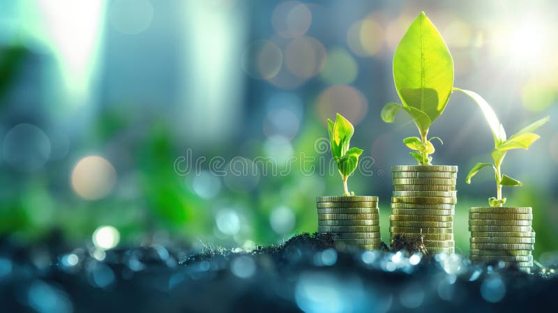 Visualization of Economic Growth with Flourishing Cityscape, Economy ...