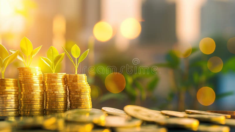 Visualization of Economic Growth with Flourishing Cityscape, [Economy ...