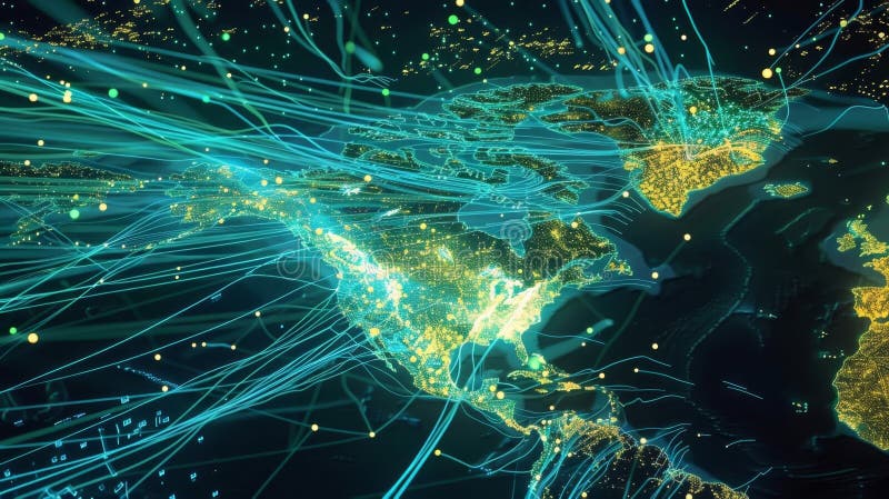 A Visualization of the Extensive Infrastructure of Fiber Optic Cables ...