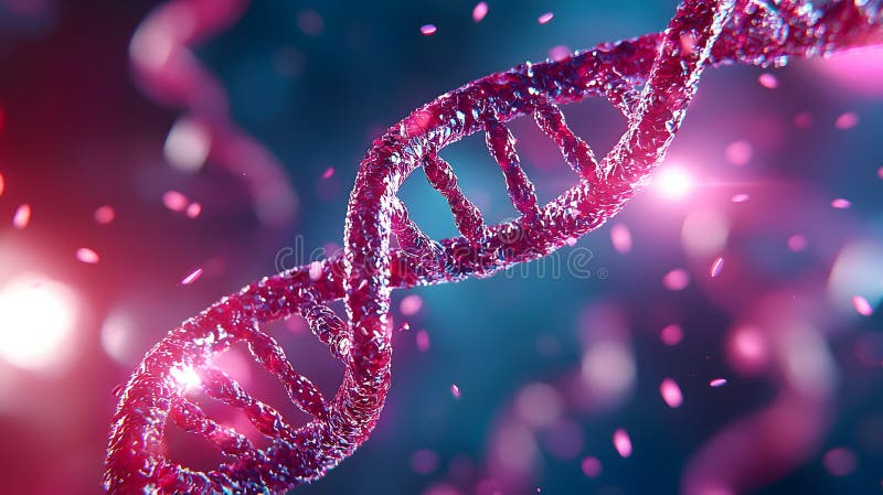 Visualization of Genetic Mutation Anatomy in Detail Stock Illustration ...