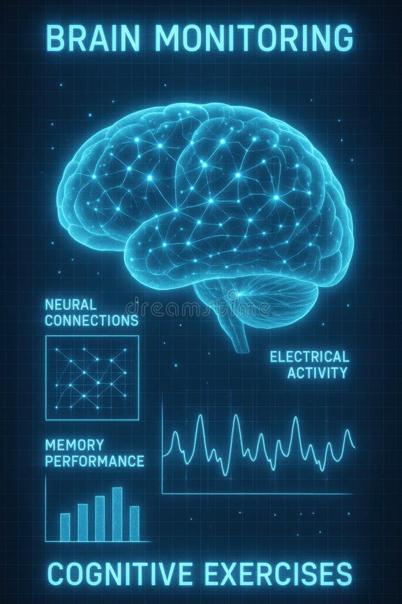 Visualization of the Human Brain Illustrating Cognitive Functions and ...