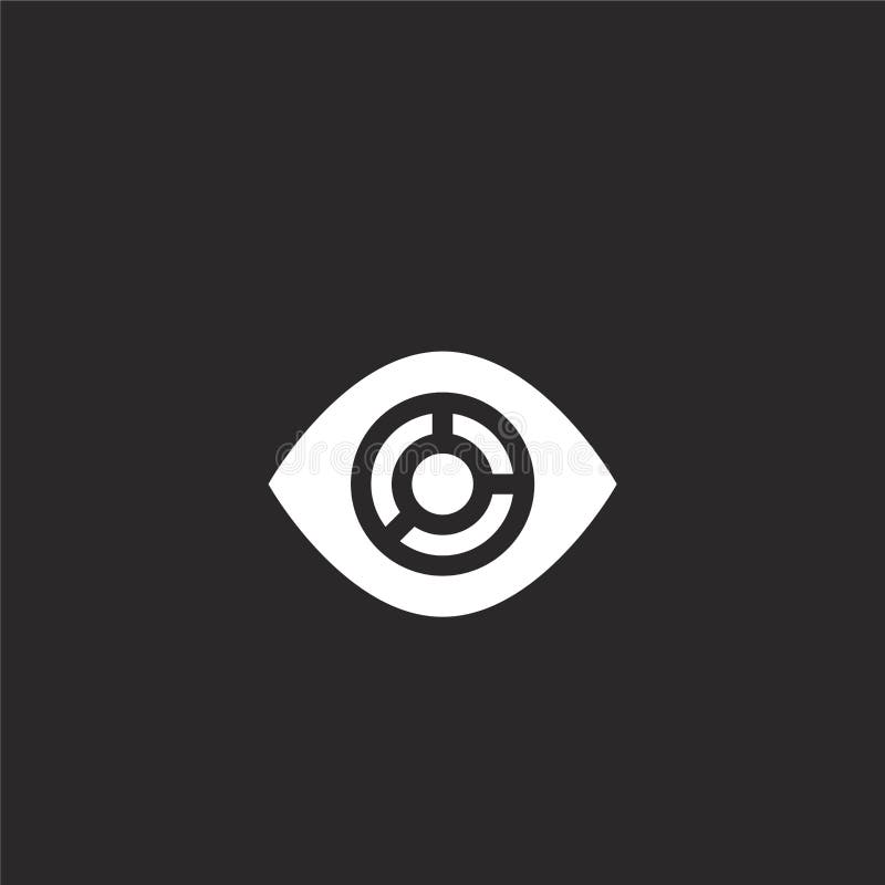 Visualization Icon. Filled Visualization Icon for Website Design and ...