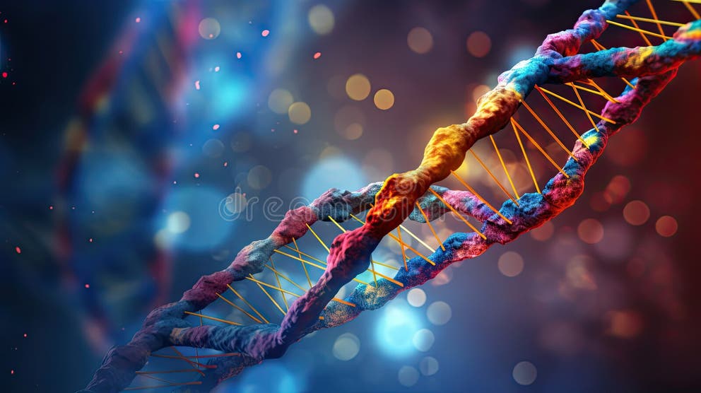 Visualization Infographics Dna Stock Illustration - Illustration of ...