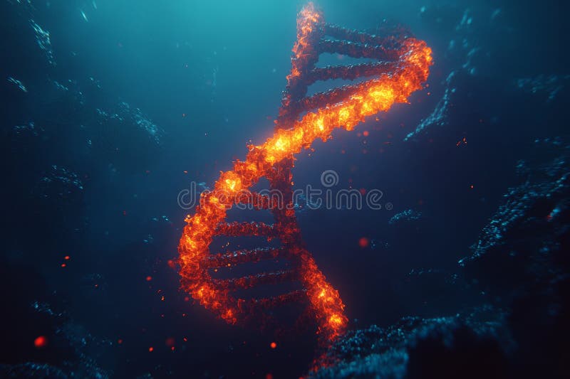 Visualization of Innovative Gene Editing Technology Showcasing DNA ...