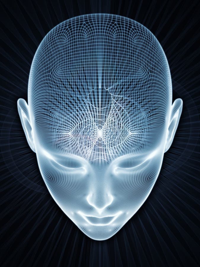 Visualization of Insight stock illustration. Illustration of human ...