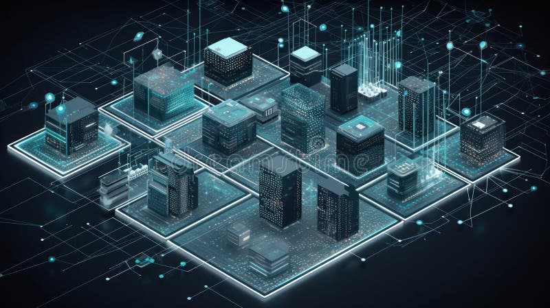 A Visualization of Interconnected Data Platforms and Devices Created ...