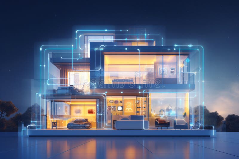 Visualization of the Interior of a Smart Home with the Concept of ...
