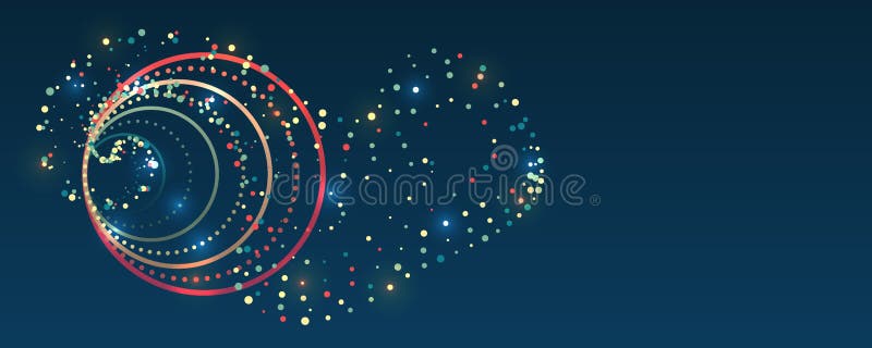 Visualization Of A Large Amount Of Data Abstract Transformation Of