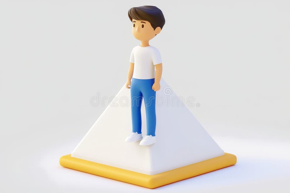 Visualization of a Man Stepping on a Penrose Triangle, an Unreal ...