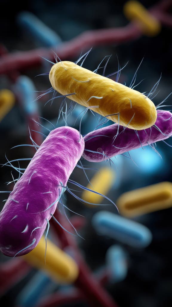 Visualization of Microscopic Multi-colored Bacteria with Thin ...