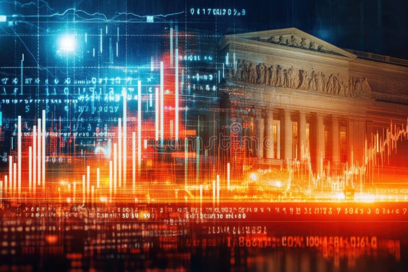Visualization of Monetary Policy Impact on Inflation Stock Illustration ...