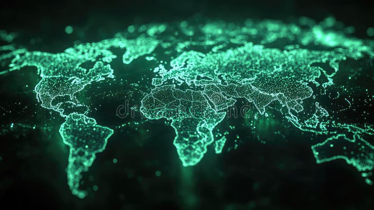 Visualization morphing map stock illustration. Illustration of morphing - 402507854